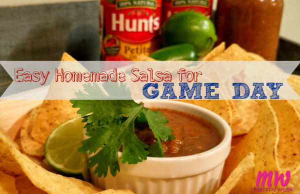 Easy Homemade Salsa for Game Day - Mommy Week™
